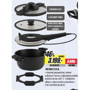 ARCHIV | Remoska REMOSKA REMOSKA TRIA BLACK v akci platné do: 15.12. ...