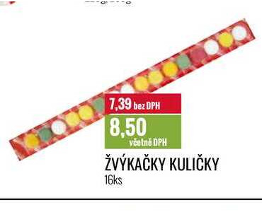 ŽVÝKAČKY KULIČKY 16ks v akci | AkcniCeny.cz