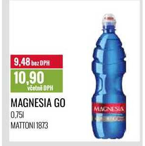 MATTONI MAGNESIA 0,75 l v akci | AkcniCeny.cz