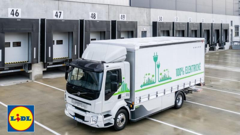 Lidl se začíná zásobovat elektrickými kamiony, aby co nejvíce snížil ...