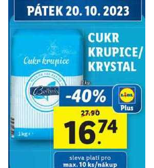 CUKR KRUPICE/KRYSTAL, 1 kg v akci | AkcniCeny.cz