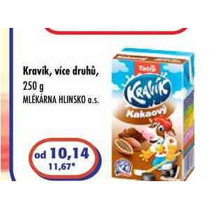 ARCHIV | Tata Kravík více druhů, 250 g v akci platné do: 3.9.2021 ...