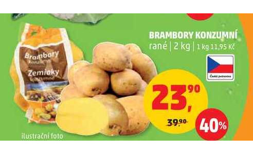ARCHIV | BRAMBORY KONZUMNÍ rané, 2 kg v akci platné do: 21.7.2021 ...