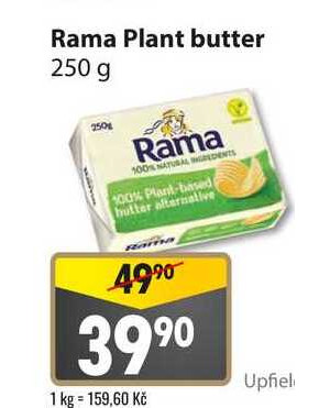 Rama Plant butter 250 g v akci | AkcniCeny.cz