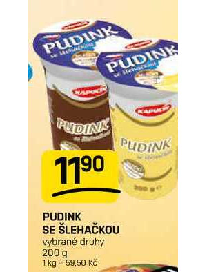PUDINK SE ŠLEHAČKOU vybrané druhy 200 g v akci FLOP | AkcniCeny.cz