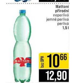 ARCHIV | Mattoni přírodní neperlivá jemné perlivá perlivá 1,5l v akci ...