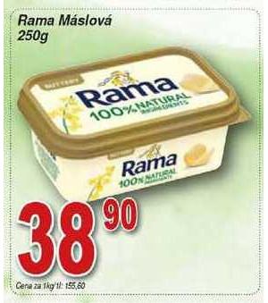 Rama Máslová 250g v akci | AkcniCeny.cz