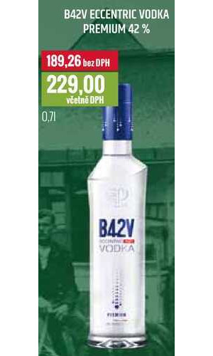 B42V ECCENTRIC VODKA PREMIUM 42% 0,7l v akci | AkcniCeny.cz