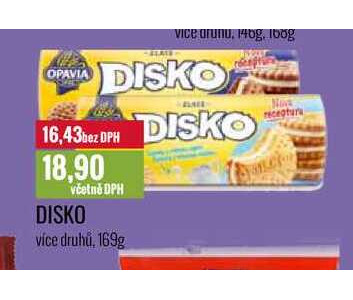 Opavia DISKO sušenky 169g v akci | AkcniCeny.cz