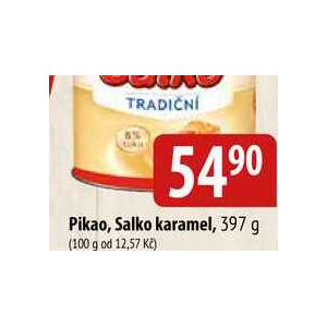 Pikao, Salko karamel, 397g v akci | AkcniCeny.cz
