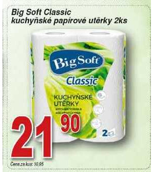 ARCHIV | Big Soft Classic Kuchyňské papírové utěrky 2ks v akci platné ...