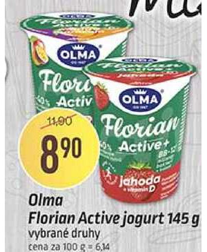 ARCHIV | Olma Florian Active jogurt 145g vybrané druhy v akci platné do ...