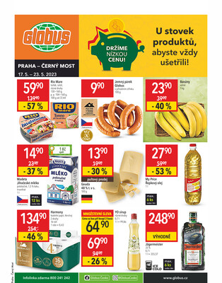 Globus letáky - prodejna Globus (Centrum Černý Most) | AkcniCeny.cz