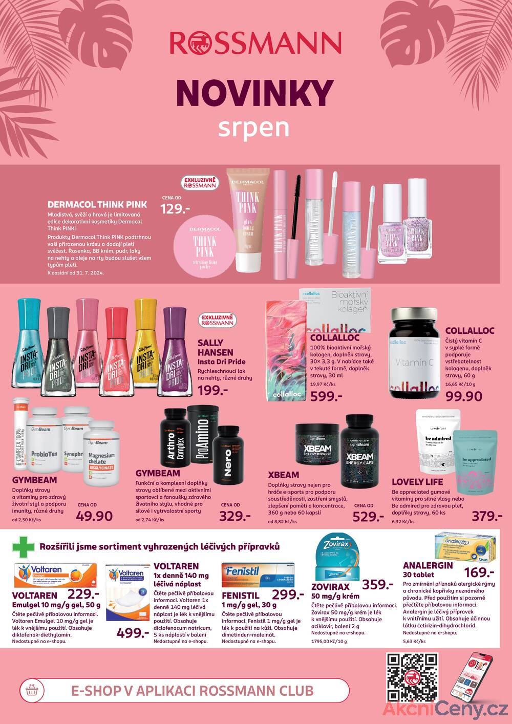 Leták Rossmann Novinky od 17.7. do 13.8.2024 | AkcniCeny.cz