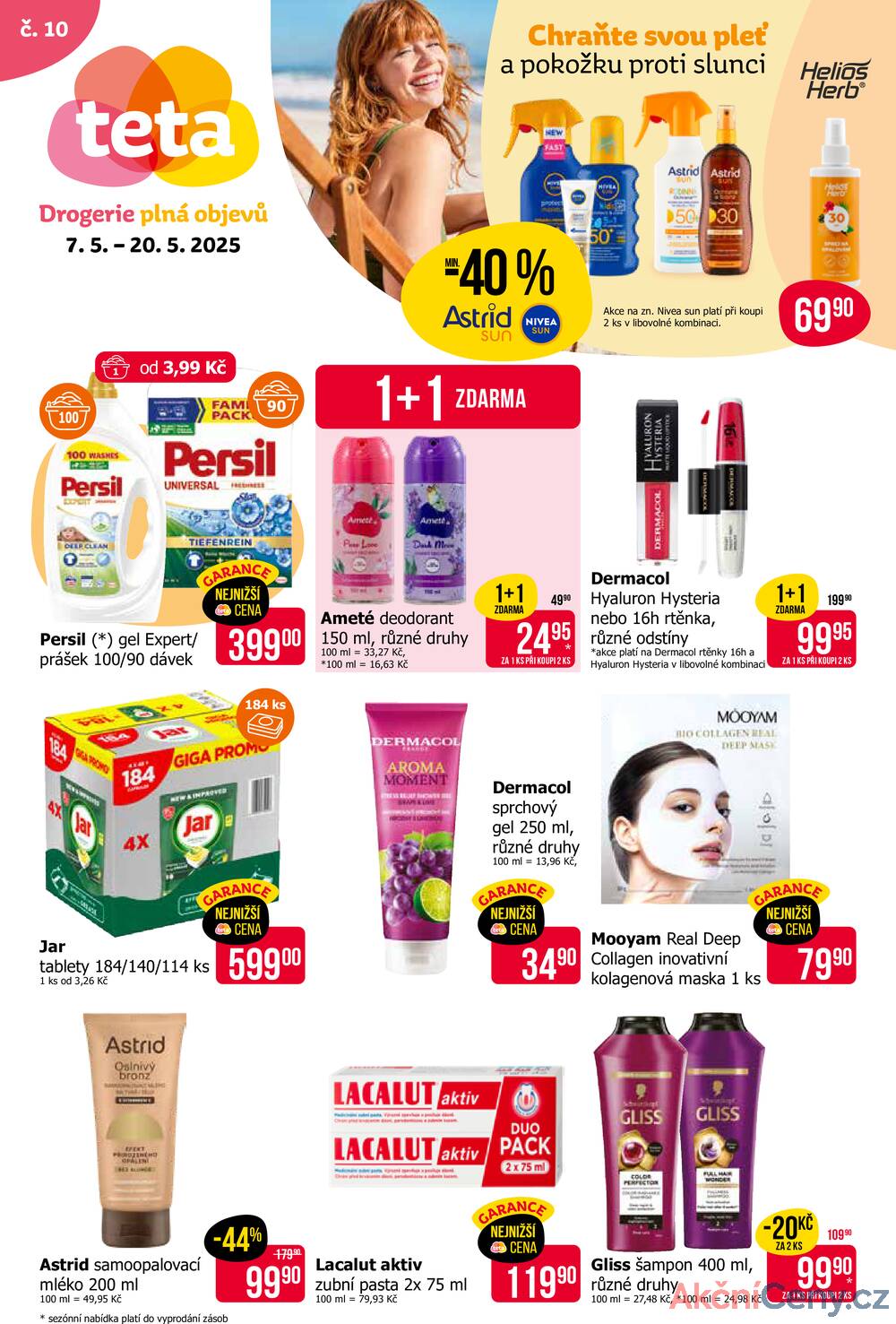 Leták Teta drogerie od 7.5. do 20.5.2025 | AkcniCeny.cz