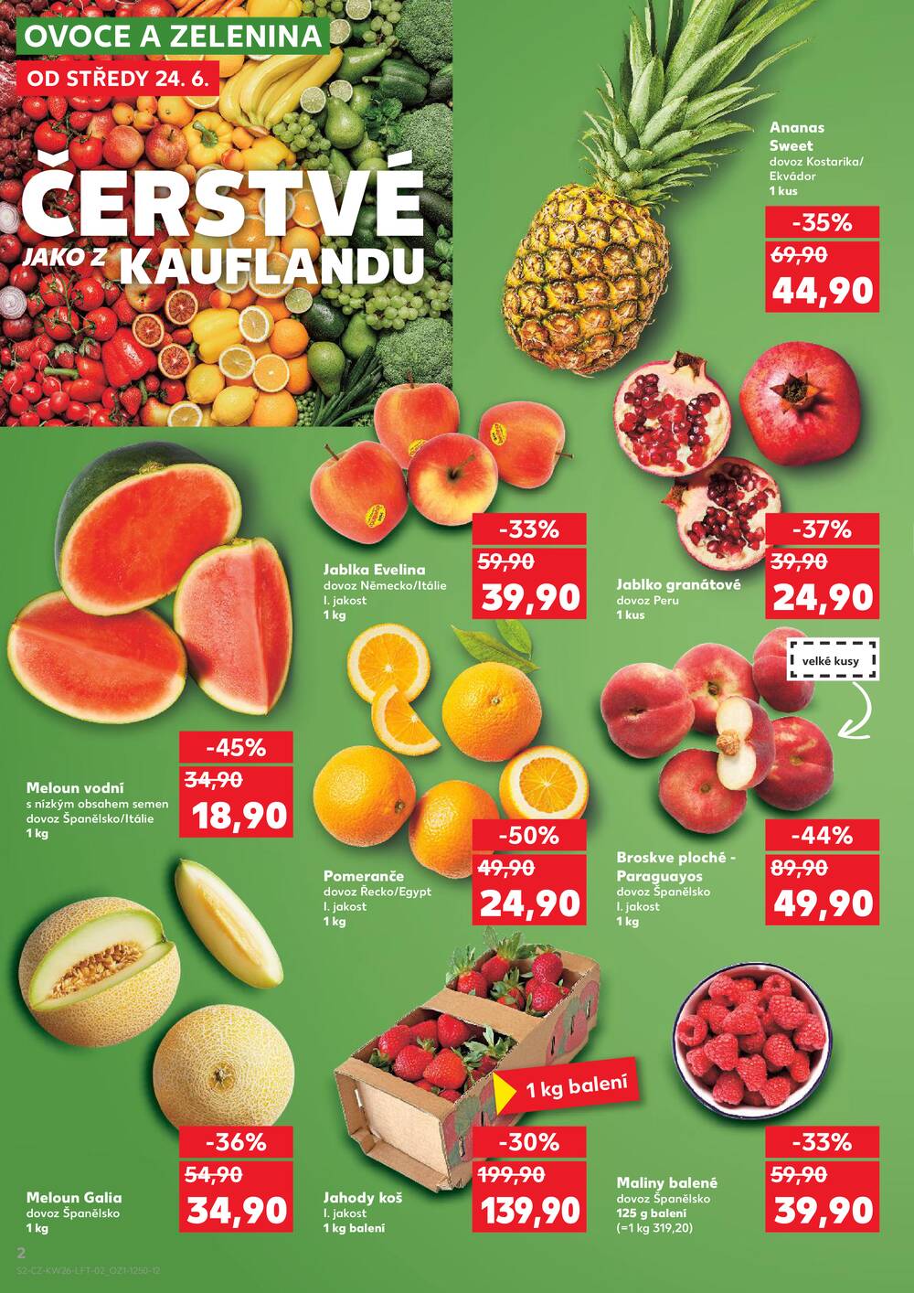 Leták Kaufland 24.6. - 30.6. - Kaufland České Budějovice II - Milady ...