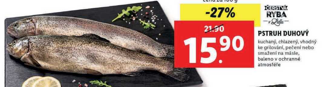 PSTRUH DUHOVÝ kuchaný, cena za 100 g v akci | AkcniCeny.cz