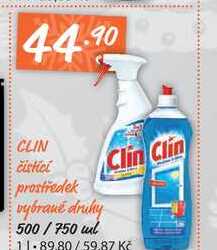 Clin Čistič oken 500/750ml v akci | AkcniCeny.cz