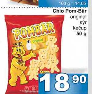 ARCHIV | Chio Pom-Bär original 50g v akci platné do: 5.12.2021 ...