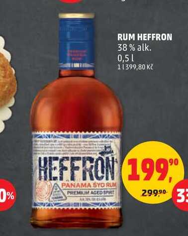 ARCHIV | RUM HEFFRON, 0,5 l v akci platné do: 12.12.2021 | AkcniCeny.cz