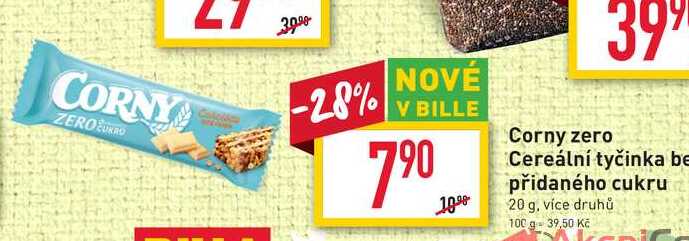 ARCHIV | Corny zero Cereální tyčinka bez přidaného cukru 20 g. více ...