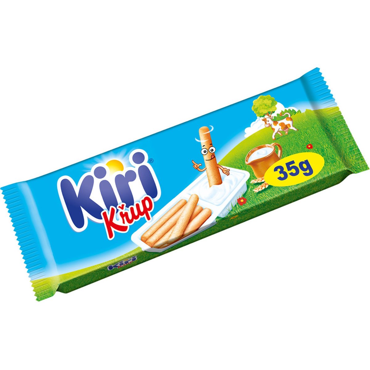 Kiri Křup Tavený sýr z tvarohu a smetany a trvanlivé pečivo v akci ...