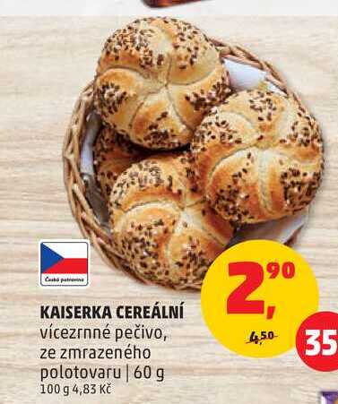 ARCHIV | Bio Kaiserka 55 g v akci platné do: 1.2.2022 | AkcniCeny.cz