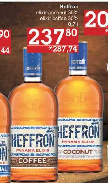 ARCHIV | Heffron elixir coconut 35%, 0,7 l v akci platné do: 28.2.2022 ...