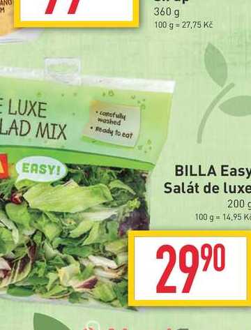 ARCHIV | BILLA Easy Salát de luxe 200g v akci platné do: 20.3.2022 ...