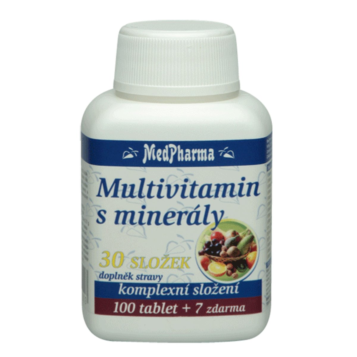 MedPharma Multivitamín s minerály 30složek tbl.107 v akci | AkcniCeny.cz