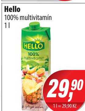 ARCHIV | Hello 100% multivitamin 1l v akci platné do: 19.3.2022 ...