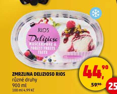 ZMRZLINA DELIZIOSO RIOS, 900 ml v akci | AkcniCeny.cz