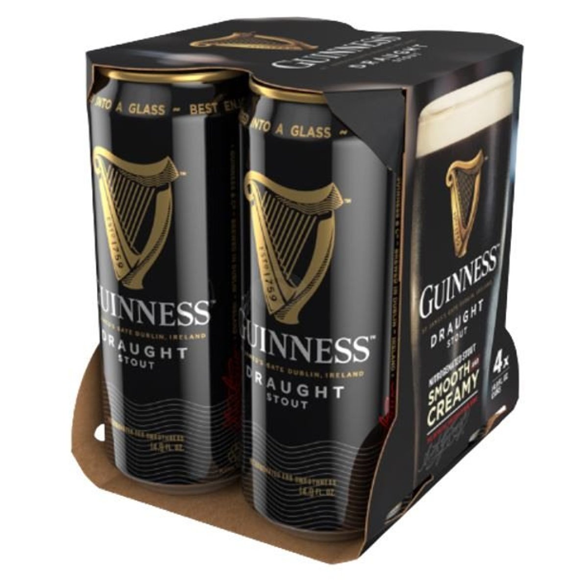 ARCHIV | Guinness Draught Stout plech 4×0,44 l v akci platné do: 20.3. ...