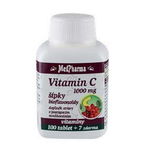 MedPharma Vitamin C 1000 mg s šípky, 107 tablet v akci | AkcniCeny.cz