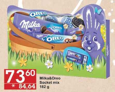 Milka&Oreo Socket mix, 182 g v akci | AkcniCeny.cz