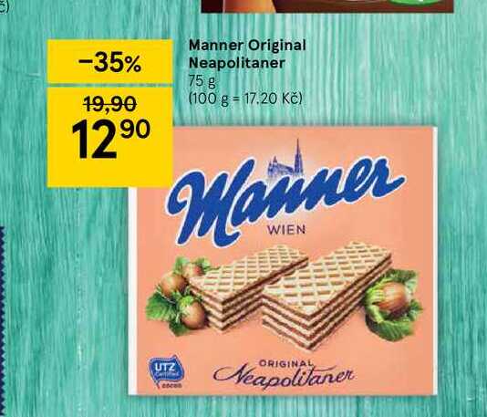 Manner Original Neapolitaner 75 g v akci | AkcniCeny.cz