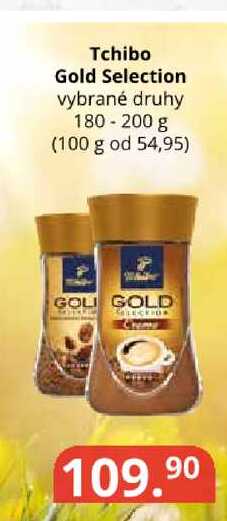 ARCHIV | Tchibo Gold Selection vybrané druhy 180 - 200 g v akci platné ...
