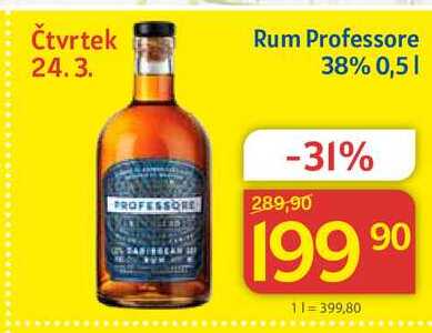 ARCHIV | Professore Rum 38% 0,5l v akci platné do: 24.3.2022 | AkcniCeny.cz