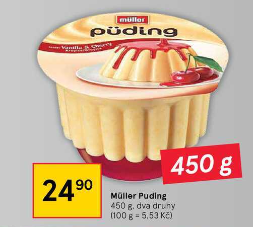 Müller Puding 450 g v akci | AkcniCeny.cz