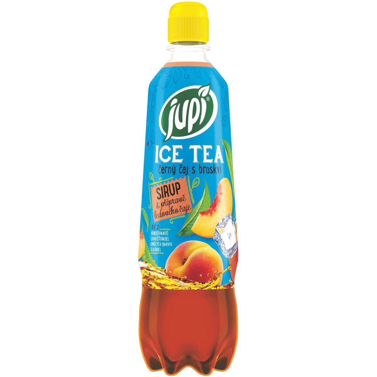 Jupí Ice Tea Černý čaj s broskví, sirup k přípravě ledového čaje v akci ...