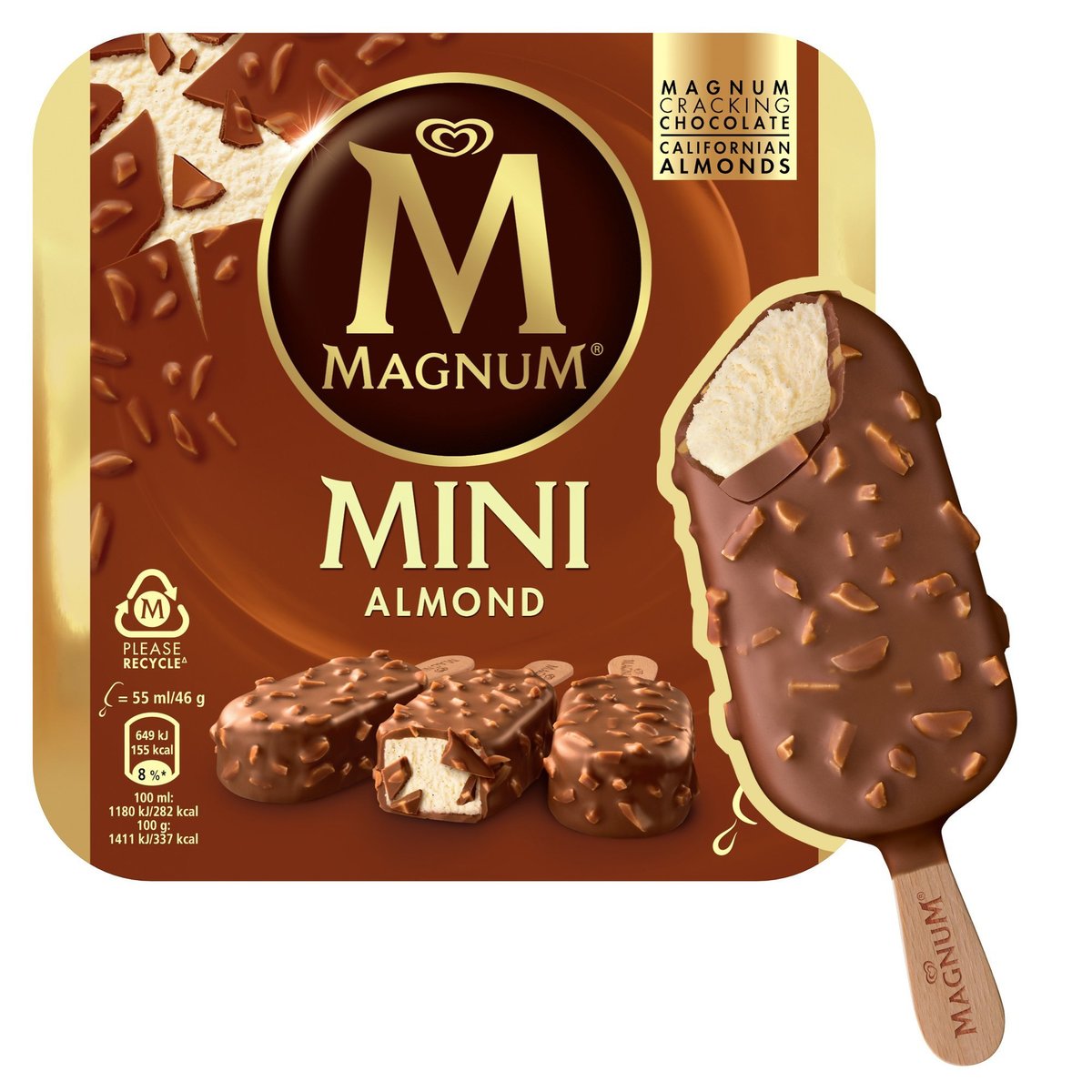 Magnum Mini Caramel Gold Billionaire 6×55 ml v akci | AkcniCeny.cz