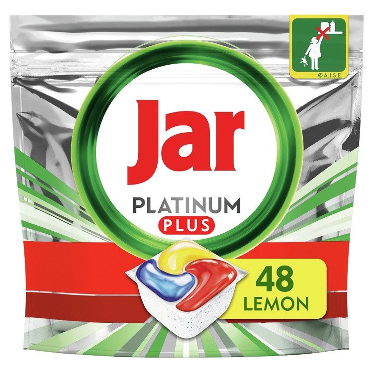 Jar Platinum Plus Tablety do myčky citron v akci | AkcniCeny.cz