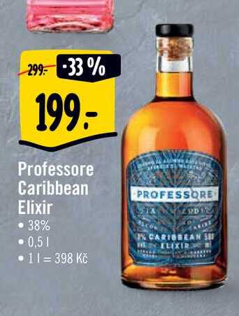 ARCHIV | Professore Caribbean Elixir 0,5 l v akci platné do: 26.4.2022 | AkcniCeny.cz