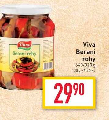 Viva Beraní rohy 640/320g v akci | AkcniCeny.cz