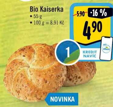 ARCHIV | Bio Kaiserka, 55 g v akci platné do: 3.5.2022 | AkcniCeny.cz