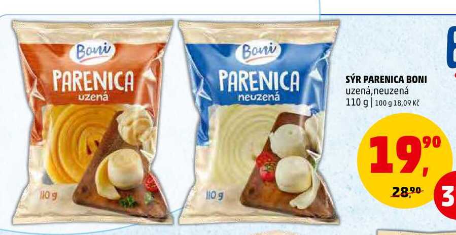 SÝR PARENICA BONI, 110 g v akci | AkcniCeny.cz