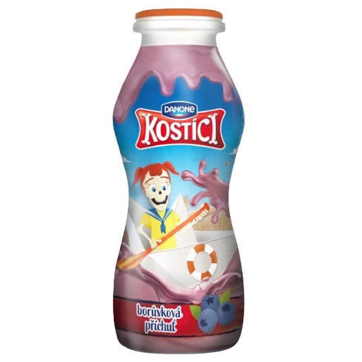 Kostíci Zakysaný nápoj borůvkový v akci | AkcniCeny.cz