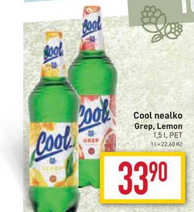 ARCHIV | Cool Grep nealko 1,5L, PET v akci platné do: 11.6.2023 | AkcniCeny.cz