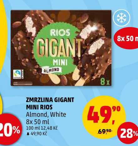 ARCHIV | SMETANOVÁ ZMRZLINA V OPLATCE RIOS, 200 ml v akci platné do: 12 ...