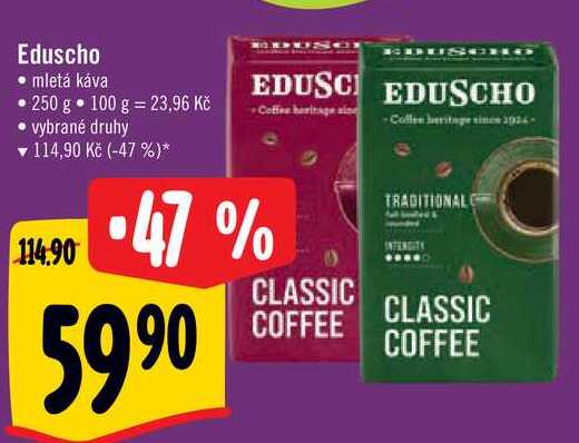 Eduscho zrnková káva, 1 kg v akci | AkcniCeny.cz